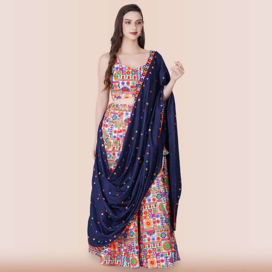 Custom Fitted Navratri Chania Choli | | Chiro's By Jigyasa